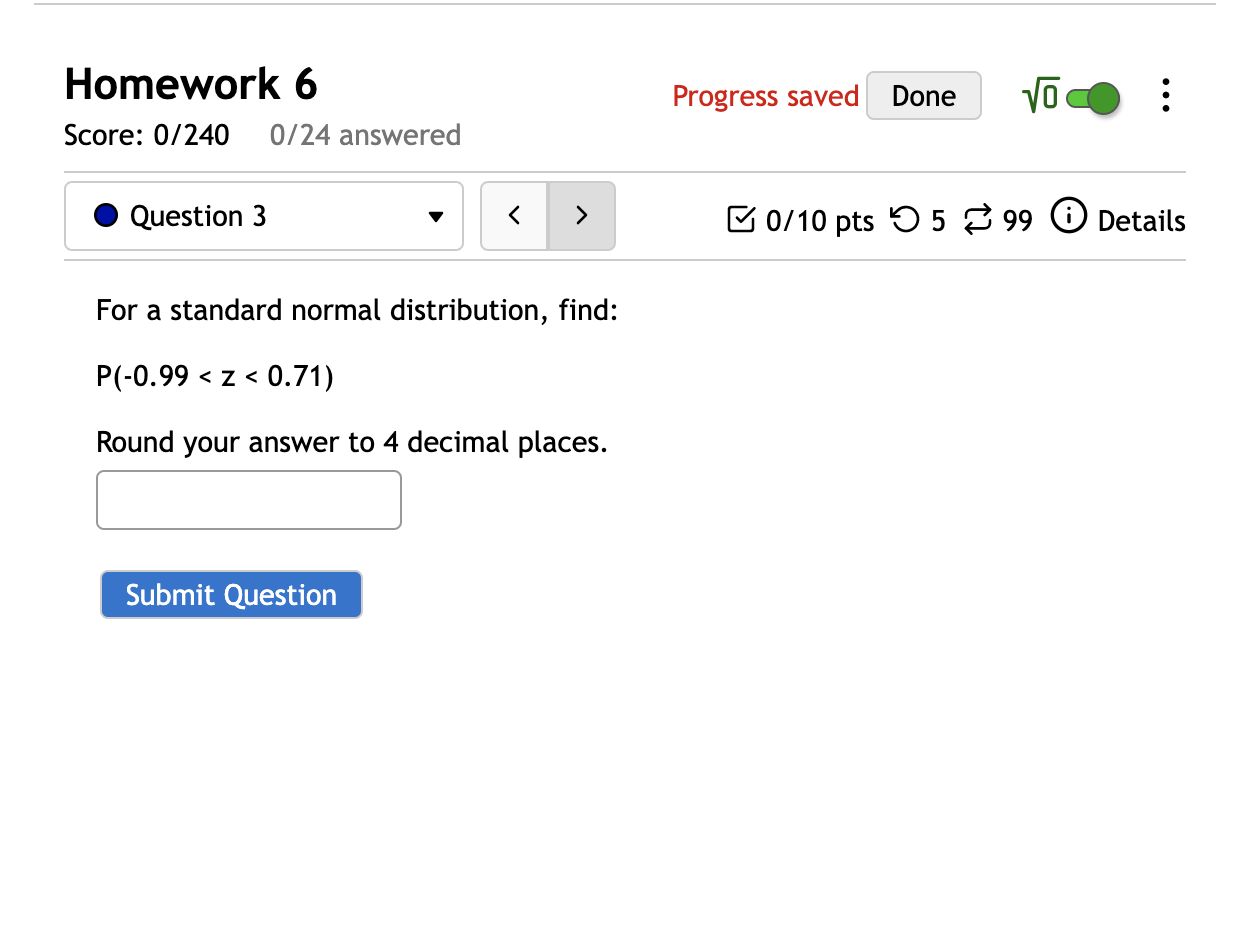 Solved Homework 6 Progress saved Score: 0/2400/24 answered | Chegg.com