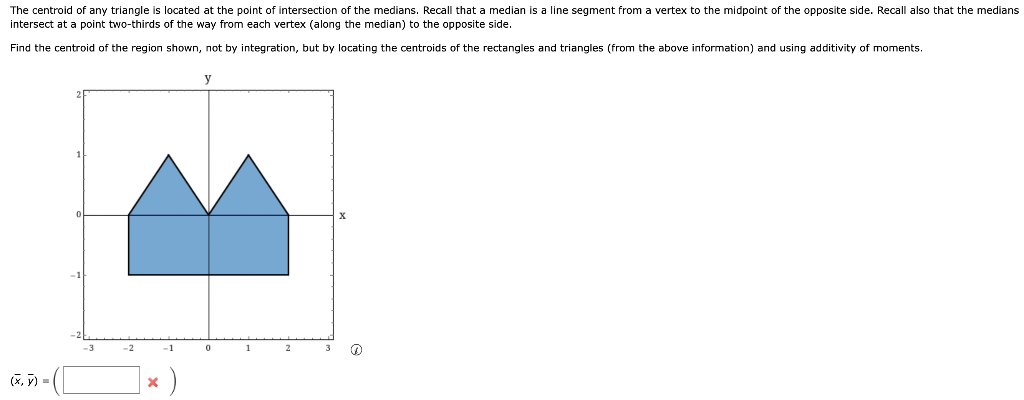 Solved The Centroid Of Any Triangle Is Located At The Point