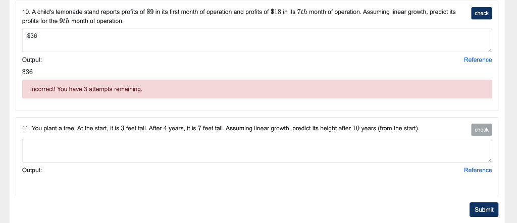 Solved 10. A child's lemonade stand reports profits of $9 in | Chegg.com