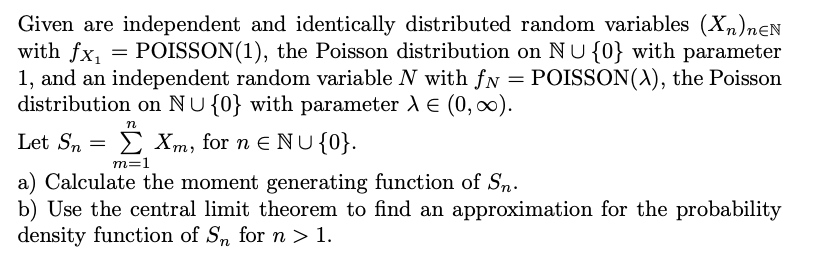 Solved Given are independent and identically distributed | Chegg.com