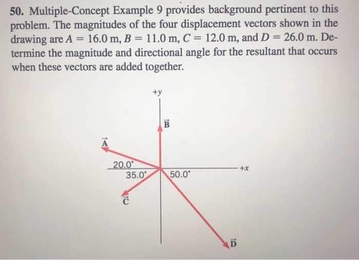 Solved 50. Multiple-Concept Example 9 provides background | Chegg.com