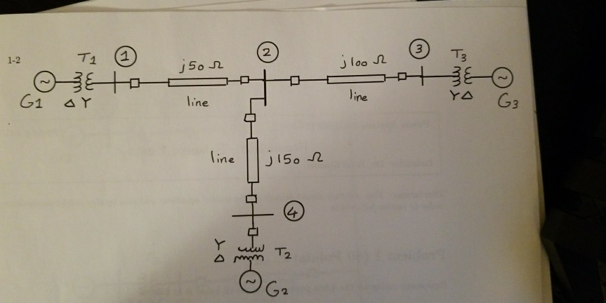 Solved Equipment rating for the 4-bus power system shown | Chegg.com