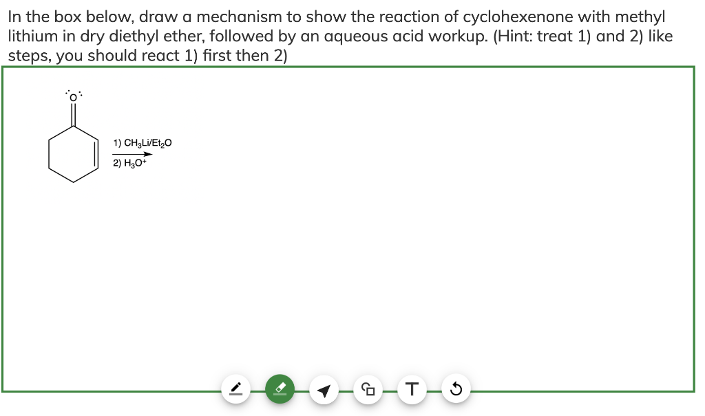 Solved In the box below, draw a mechanism to show the | Chegg.com