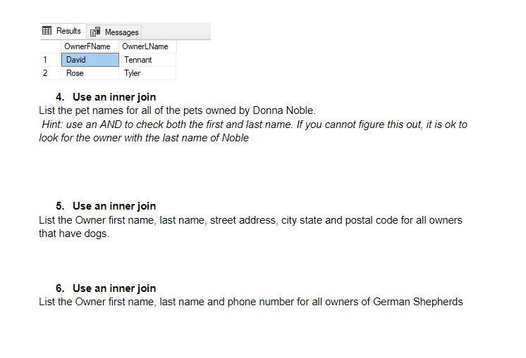 Solved 1. Using a subquery List the first name and last name | Chegg.com