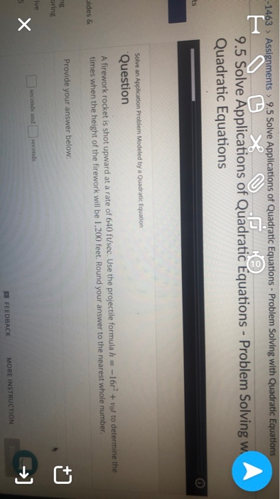 Solved 1463> Assignments> 9.5 Solve Applications of | Chegg.com