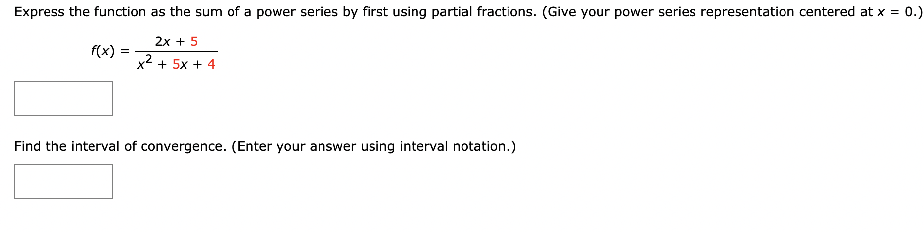 Solved Express the function as the sum of a power series by | Chegg.com