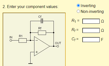 Solved Exercise 12.5: First-Order Op Amp Filter Design | Chegg.com