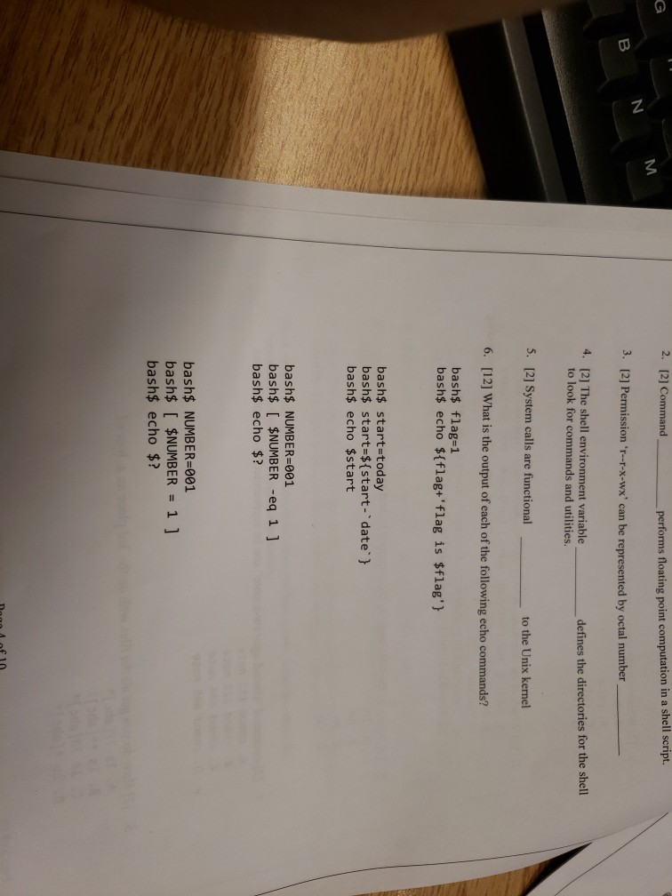 Solved 2. [2] Command performs floating point computation in | Chegg.com
