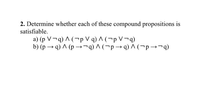 Solved 2. Determine whether each of these compound | Chegg.com