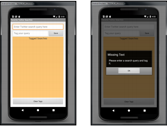 Develop A Favorite Twitter Searches App This App 