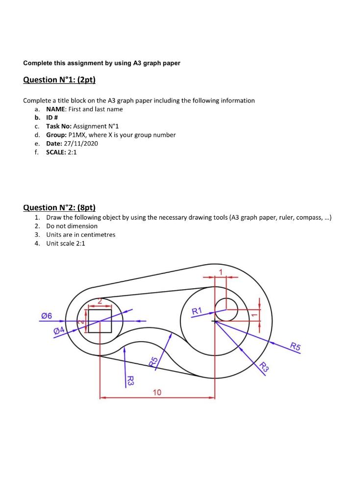 Solved Complete this assignment by using A3 graph paper | Chegg.com