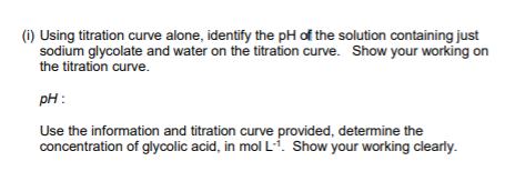 Solved 2-hydroxyethanoic acid, also known as glycolic acid, | Chegg.com