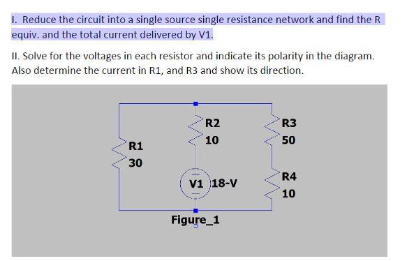 Solved 1. Reduce the circuit into a single source single | Chegg.com