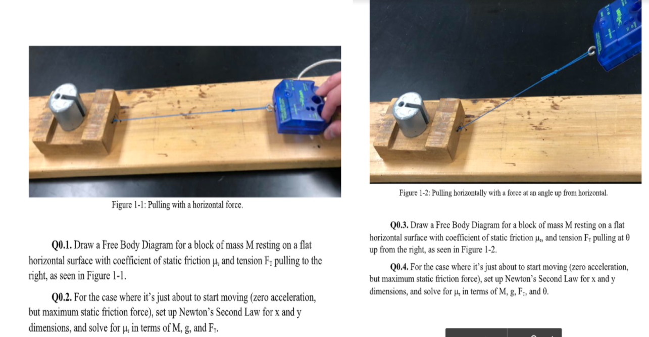 Solved Figure 1-2: Pulling horizontally with a force at an | Chegg.com Solved Figure 1-2: Pulling horizontally with a force at an | Chegg.com