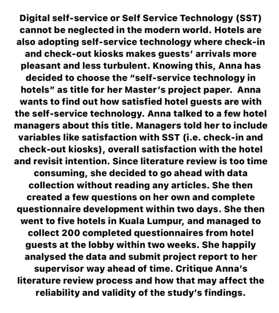 Solved Digital self-service or Self Service Technology (SST) | Chegg.com