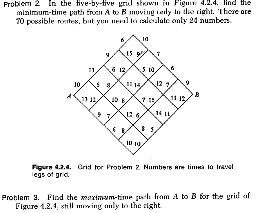Problem 2. In the five-by-live grid shown in Figure | Chegg.com