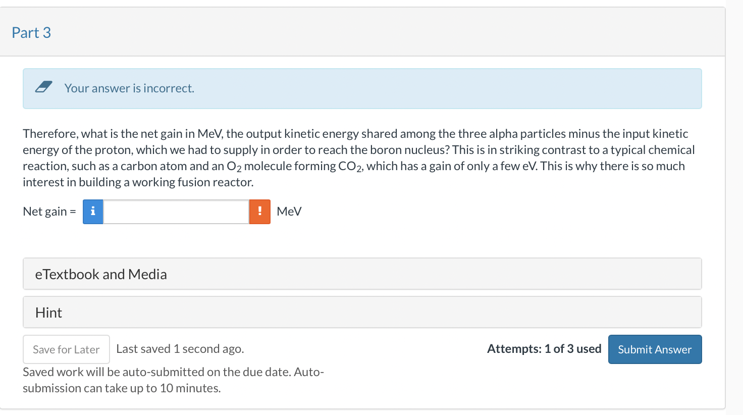 Solved A disadvantage of fission power is the unavoidable | Chegg.com