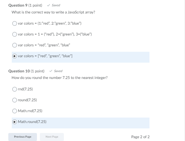 Saved Question 1 (1 point) Inside which HTML element | Chegg.com