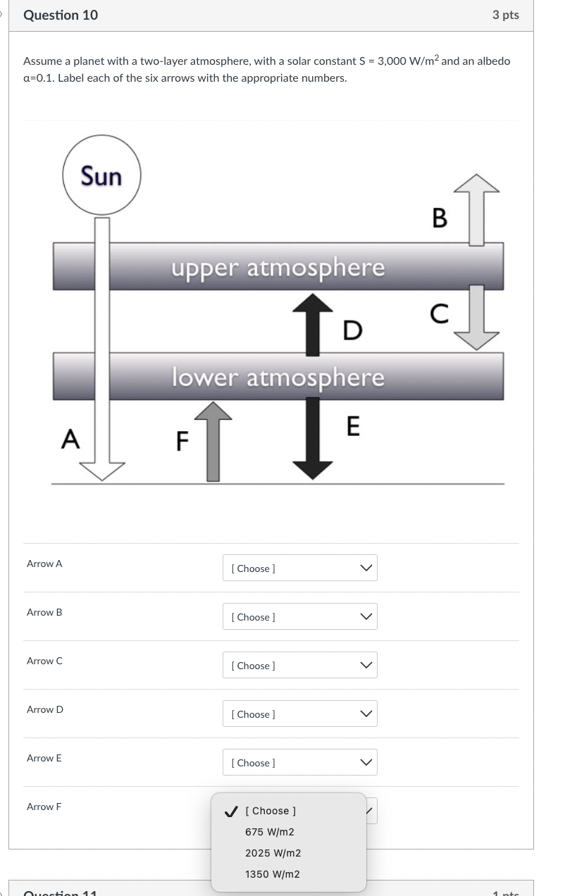 Solved Assume a planet with a two-layer atmosphere, with a | Chegg.com