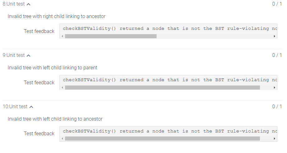 Solved IN JAVA PLS.Only edit BSTChecker.java I think my code | Chegg.com