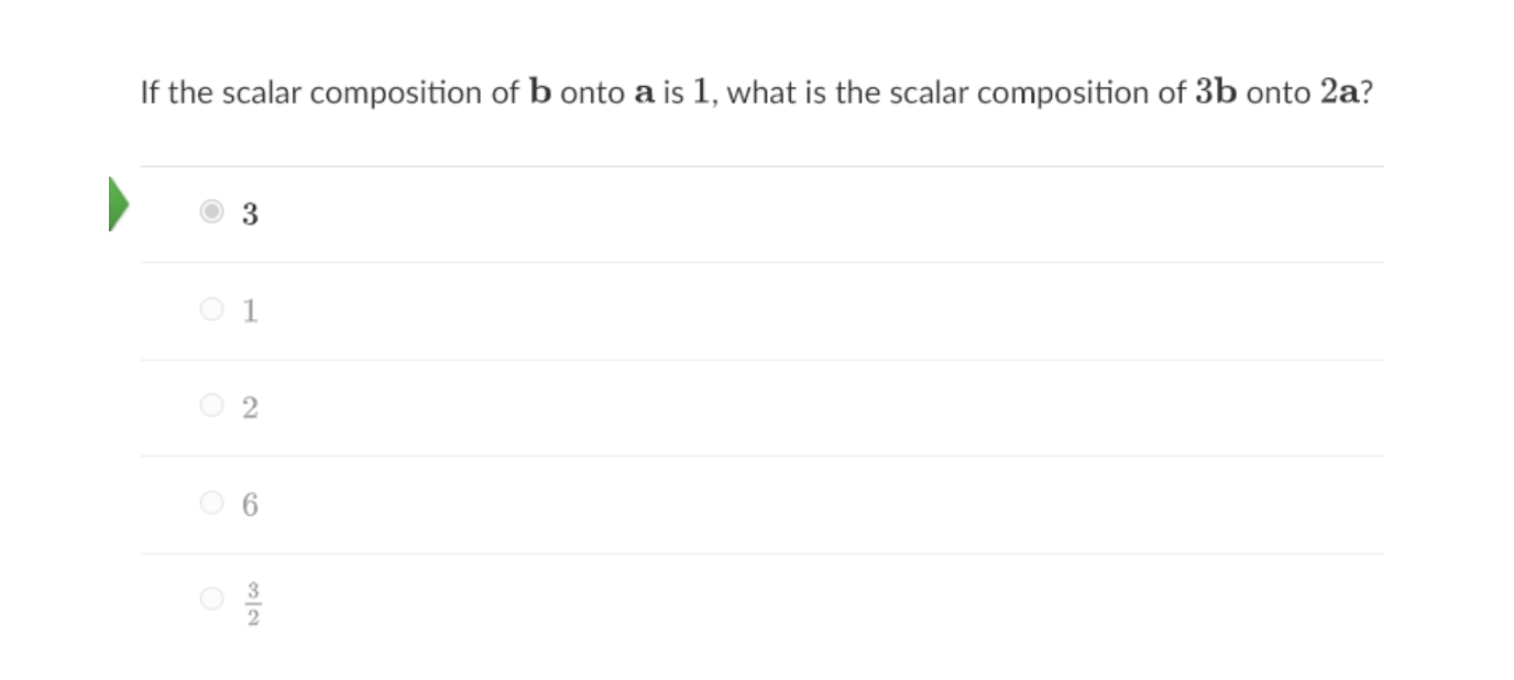 Solved If the scalar composition of b onto a is 1 , what is | Chegg.com Solved If the scalar composition of b onto a is 1 , what is | Chegg.com