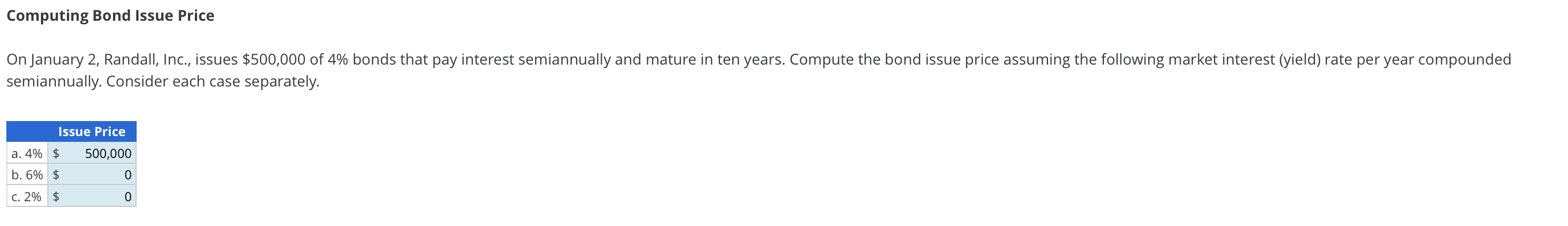 Solved semiannually. Consider each case separately. | Chegg.com