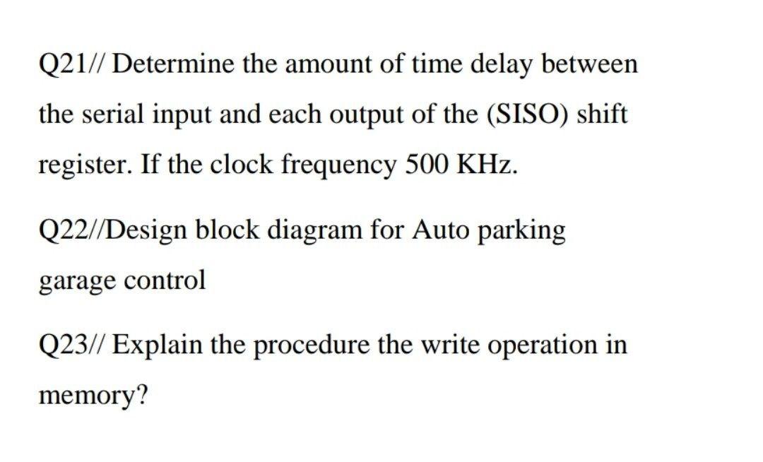 Solved Q21// Determine the amount of time delay between the | Chegg.com