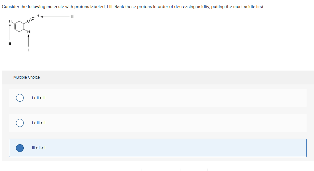 Solved: Consider The Following Molecule With Protons Label... | Chegg.com