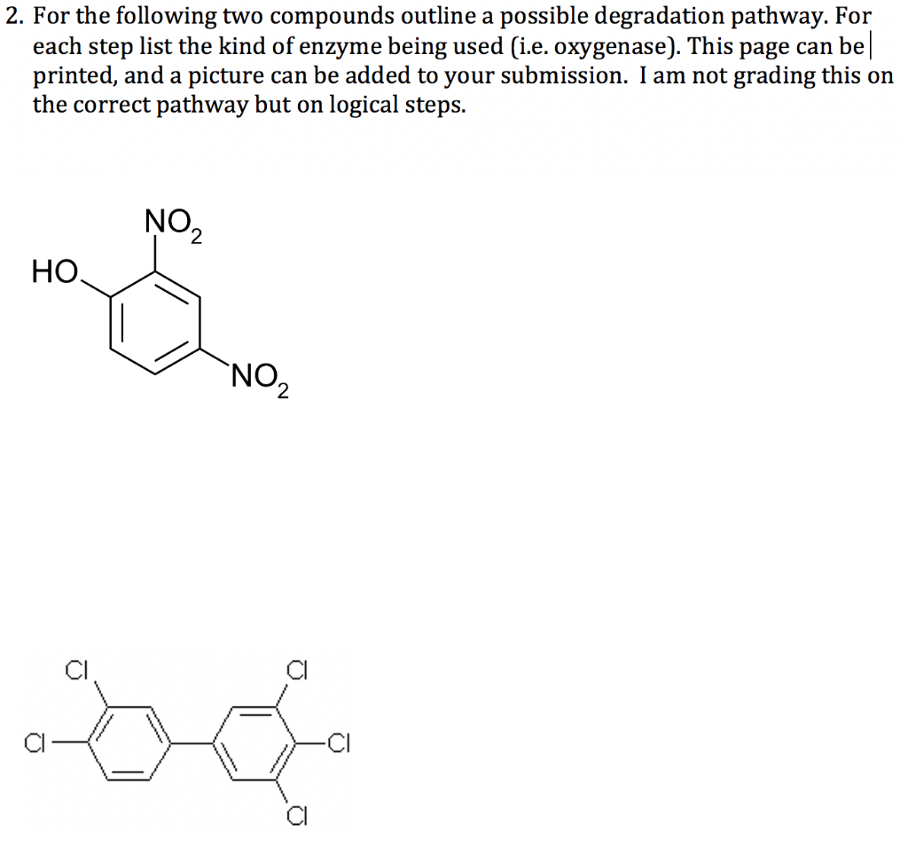Solved 2. For the following two compounds outline a possible | Chegg.com