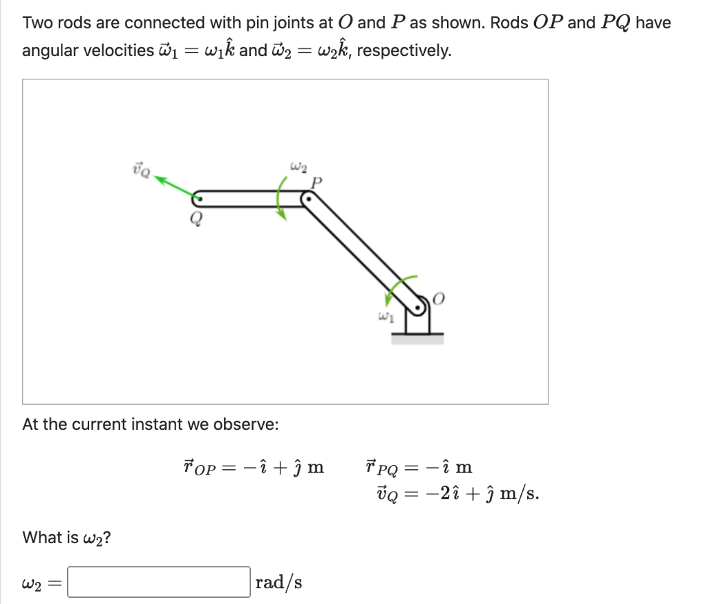 Solved Two rods are connected with pin joints at O and P as | Chegg.com