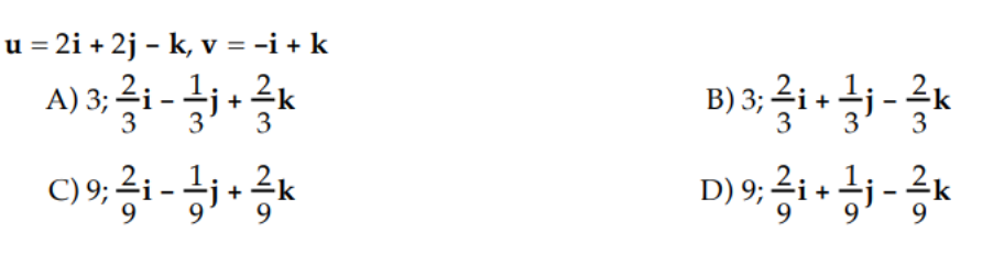 Solved Find the length and direction (when defined) of u × | Chegg.com