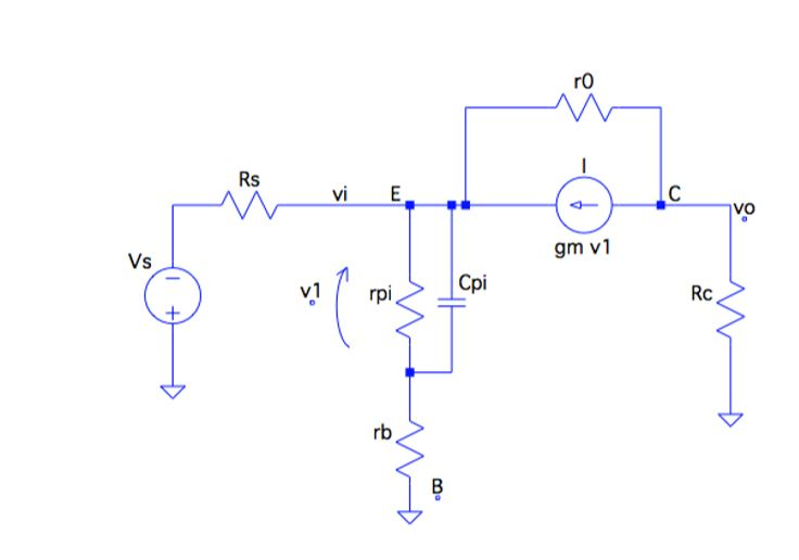 Solved Assume r0 >> (rpi + rb) and r0 >> rc For the circuit | Chegg.com