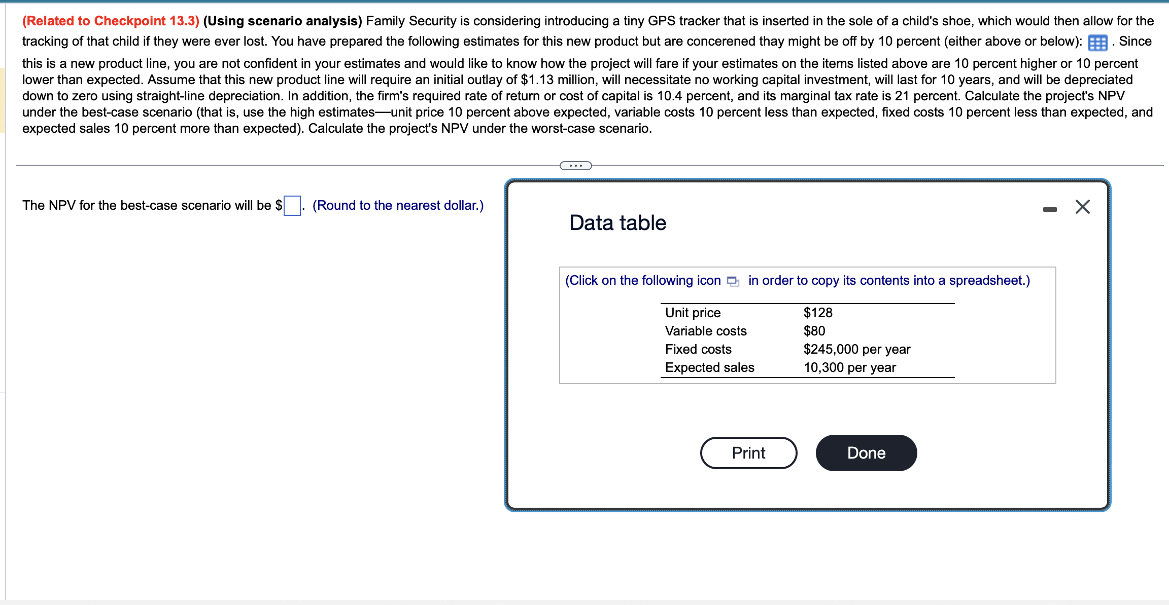 Solved (Related to Checkpoint 13.3) (Using scenario | Chegg.com