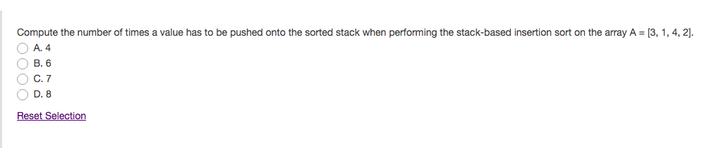 Solved Compute The Number Of Times A Value Has To Be Pushed 