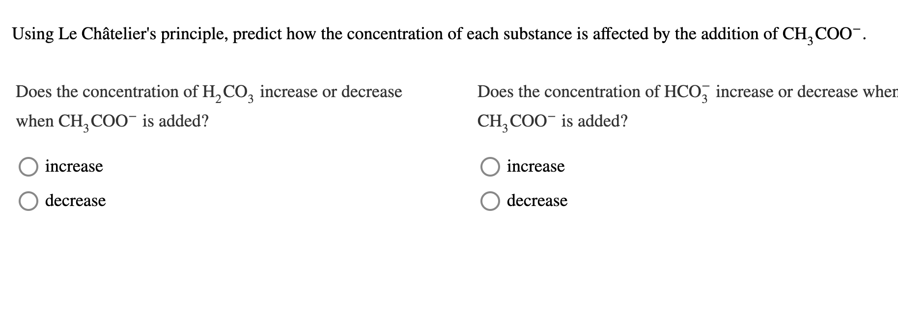 Solved Consider the carbonic acid (H2CO3)/hydrogen carbonate | Chegg.com