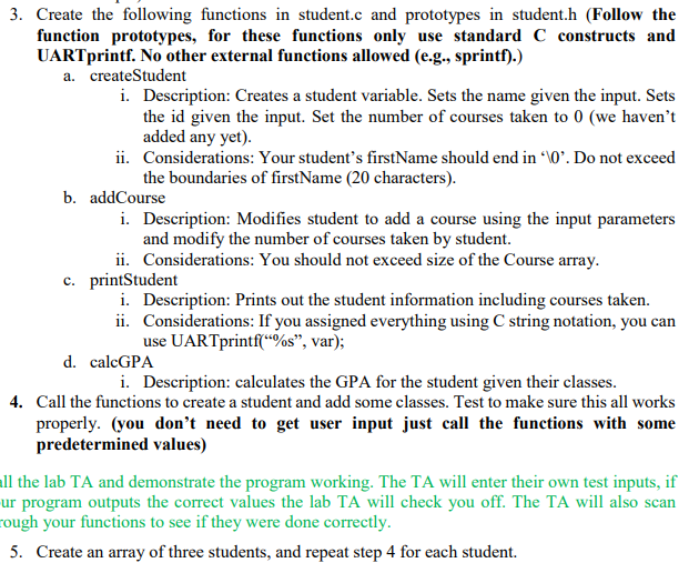 Solved In C programing Language... HINT: Please refer to and | Chegg.com
