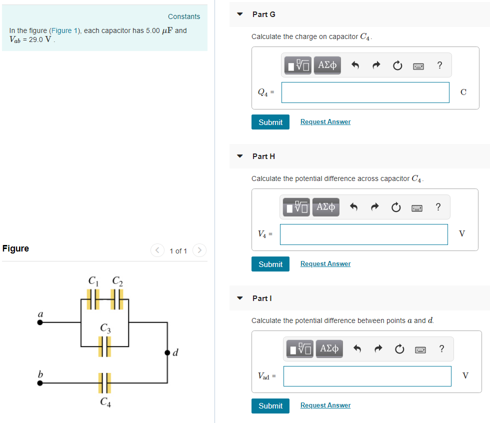 Solved Constants Part A In the figure (Figure 1), each | Chegg.com
