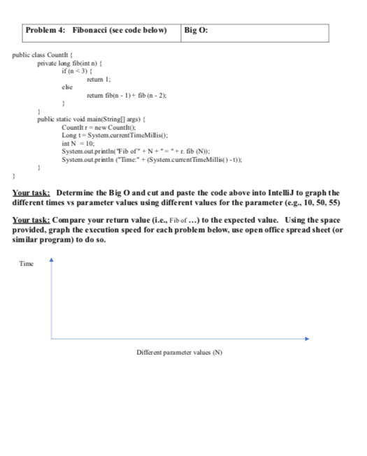 Solved Your task: Determine Big O by coping pasting code | Chegg.com