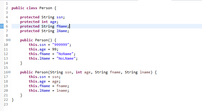 Design a class named Person and its two subclasses | Chegg.com