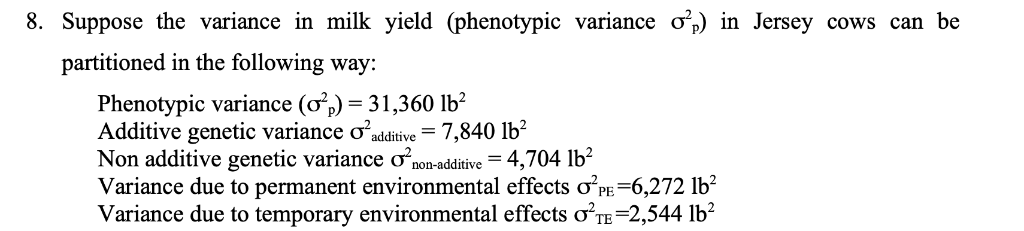 2. Calving difficulty in beef cattle is a threshold | Chegg.com