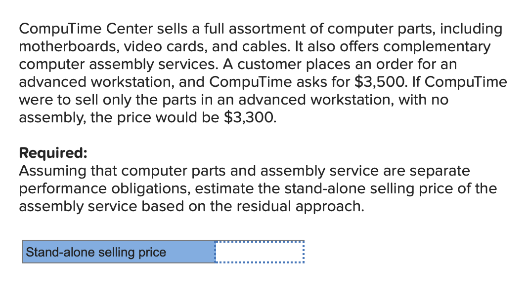 Solved CompuTime Center sells a full assortment of computer | Chegg.com