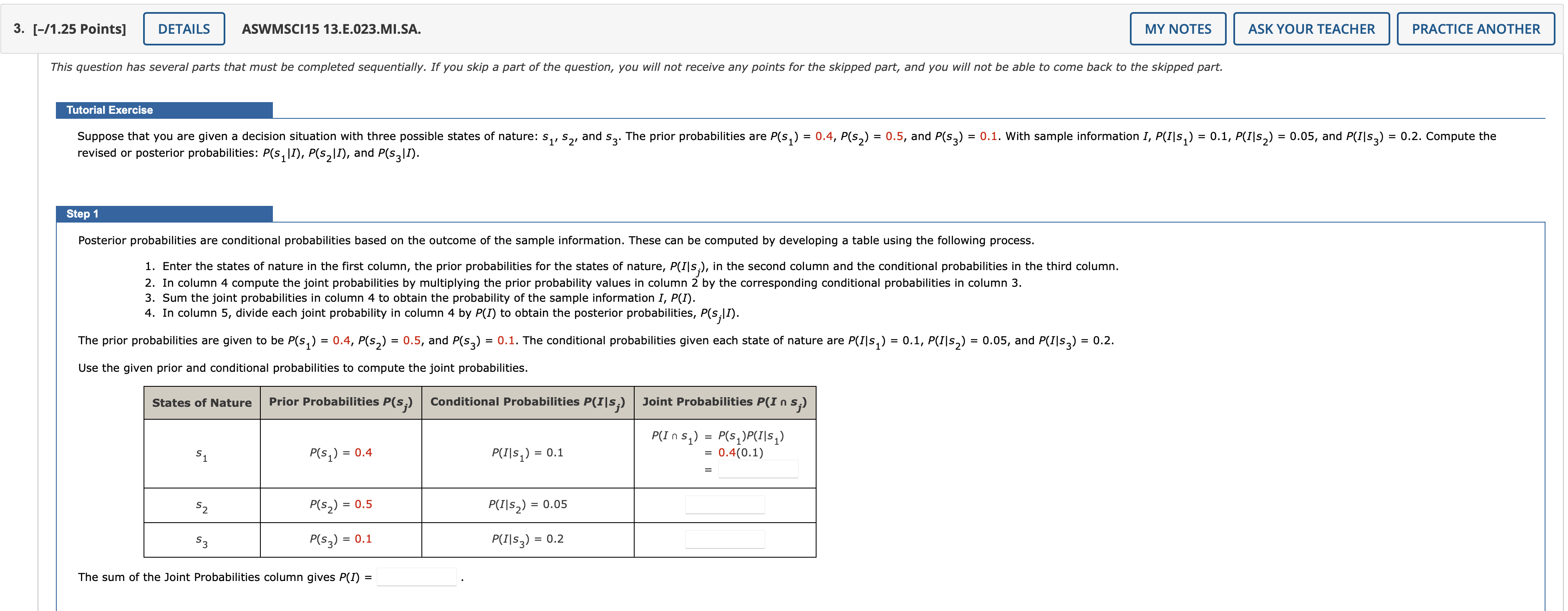 Solved 1.25 Points] ASWMSCI15 13.E.023.MI.SA. Tutorial | Chegg.com
