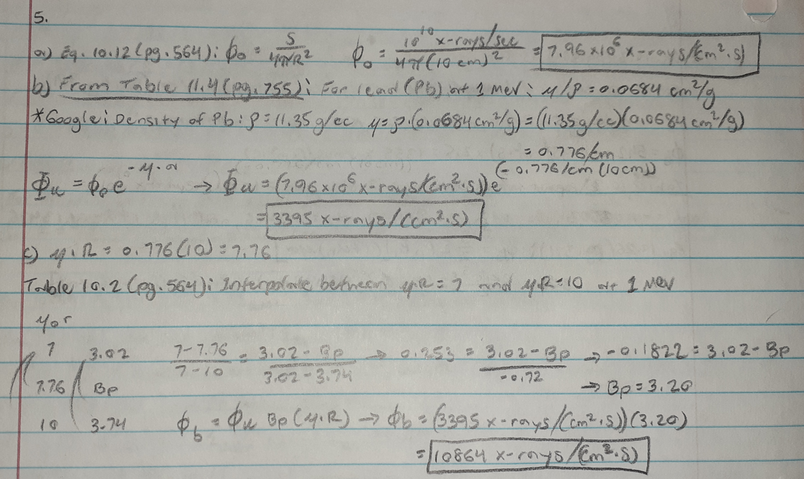 Solved Problem 5: An isotropic point source emits 1010γ-rays | Chegg.com