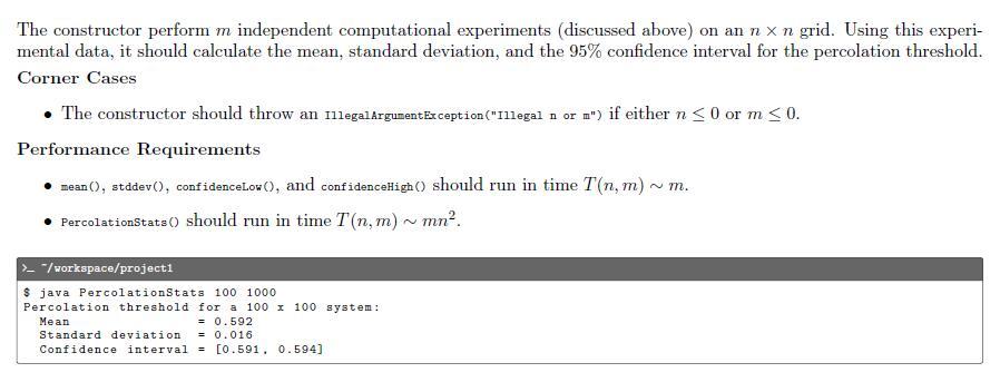 Solved Problem 3. (Estimation of Percolation Threshold) To | Chegg.com