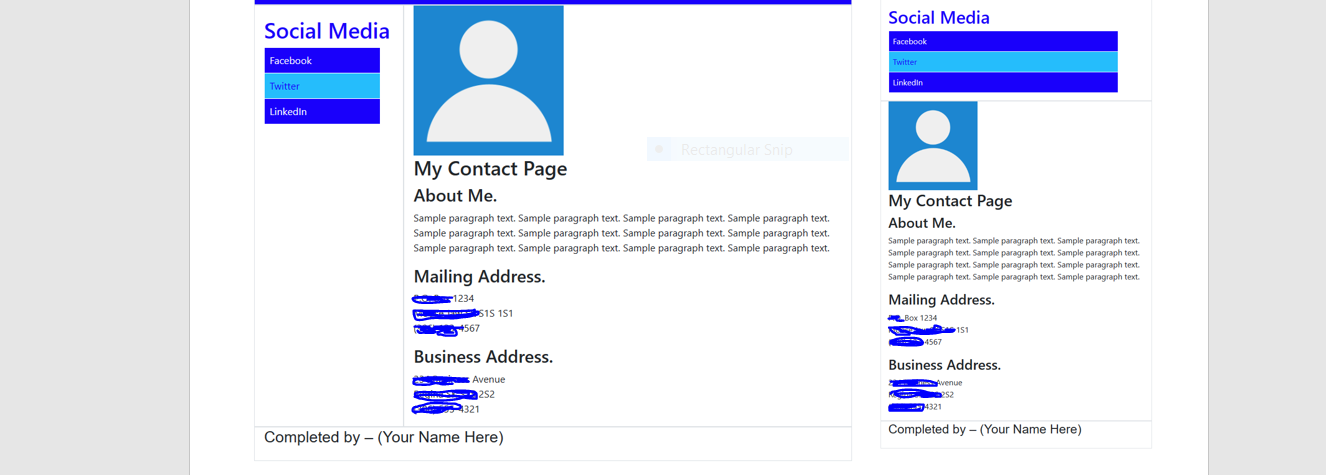Solved 1. Create your Webpage: a. Create a web page named | Chegg.com