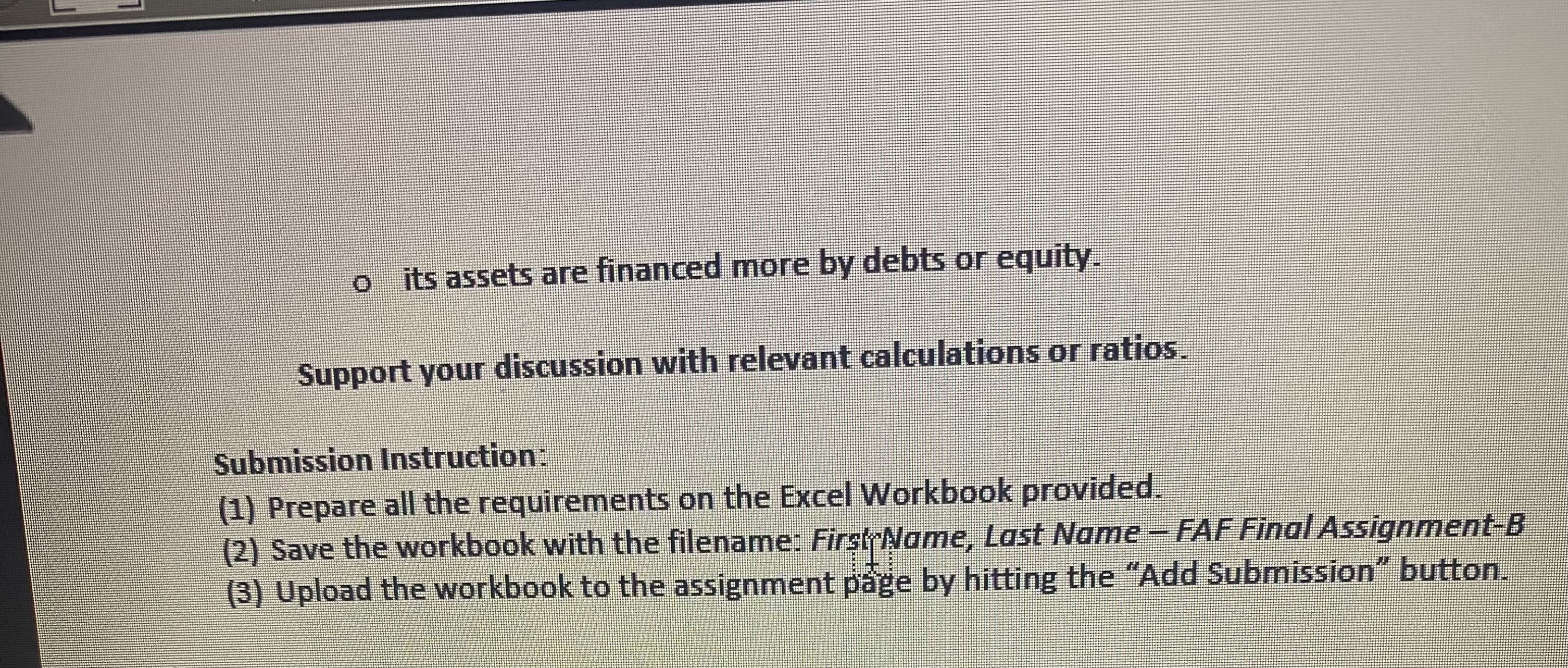 Solved The final assignment is based on the following | Chegg.com