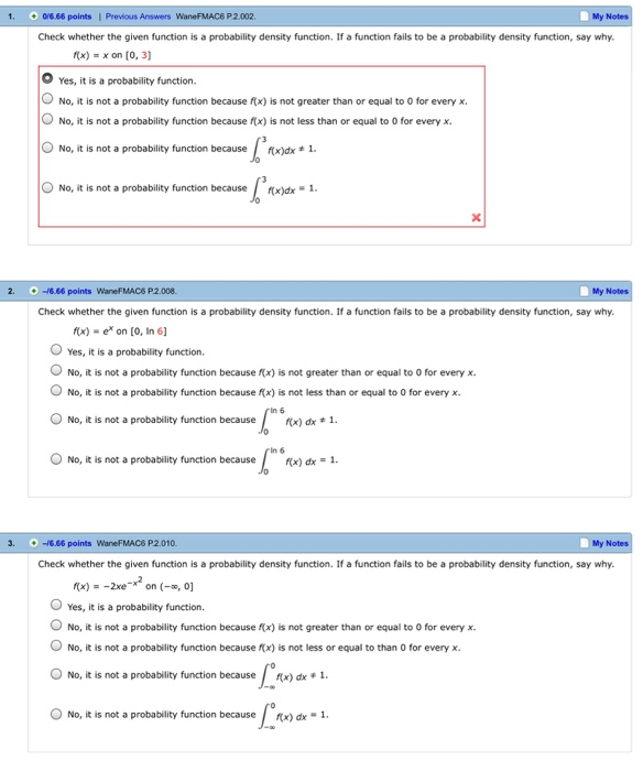 Solved 1. o/6.66 points | Previous Answers WaneFMAC6 P2.002 | Chegg.com