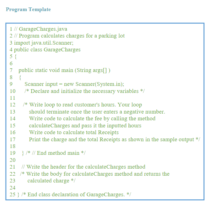 Solved Problem 2: (Parking Garage) a parking garage charges | Chegg.com