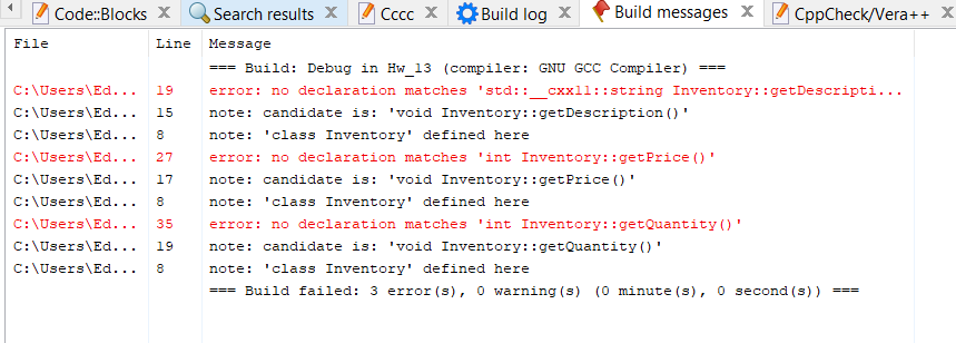 Solved The code will not compile no matter what I do, please | Chegg.com