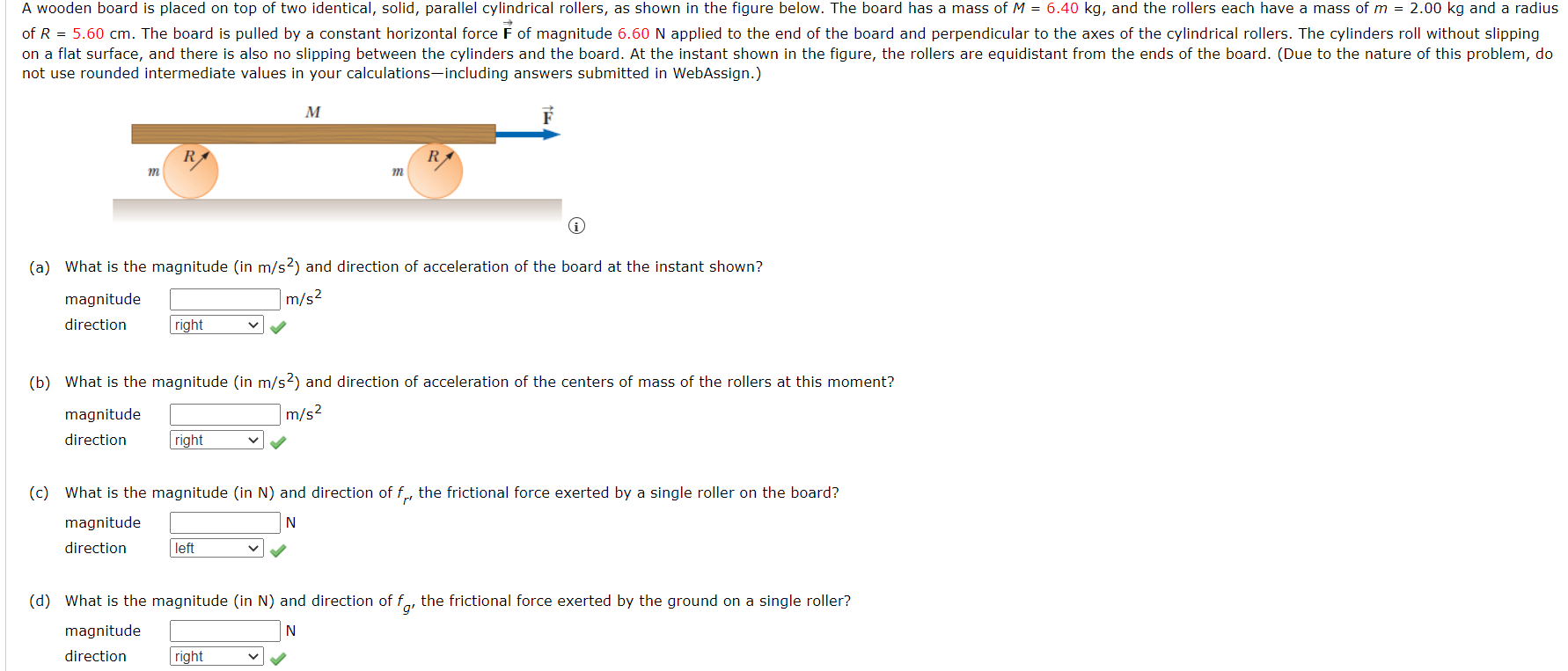 Solved not use rounded intermediate values in your | Chegg.com